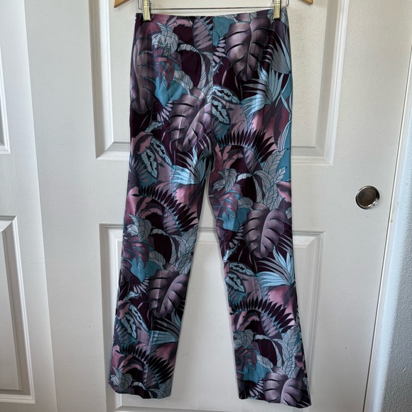 Cache | Pants & Jumpsuits | Vintage Cache Jungle Floral Patterned Pants ...